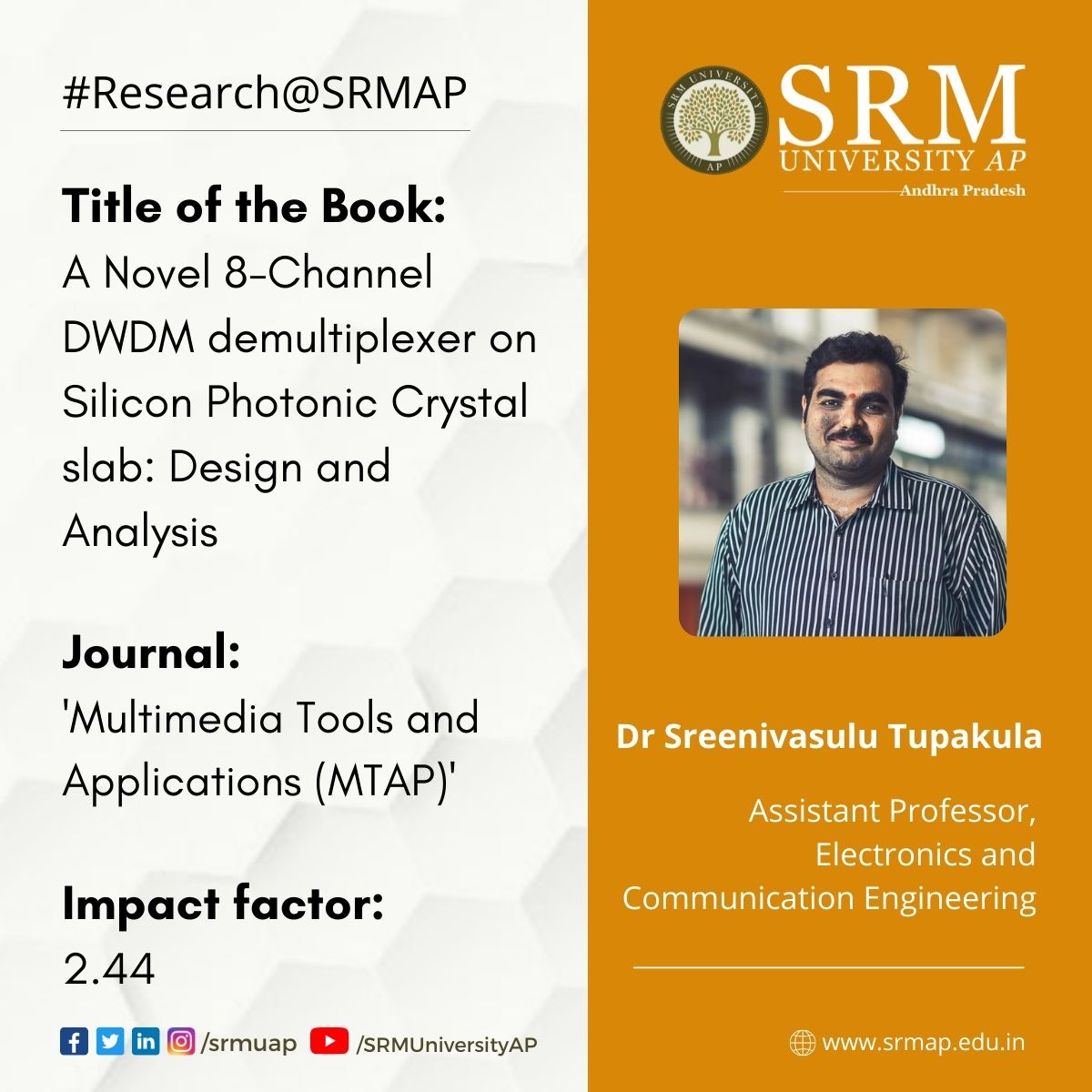 Novel Method To Optimise Optical Information Transmission SRM